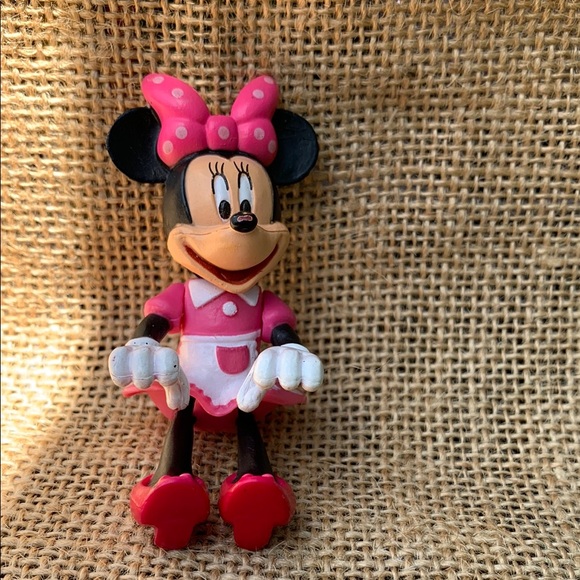 Disney | Toys | Disney Minnie Mouse Pink And Black Action Figure | Poshmark